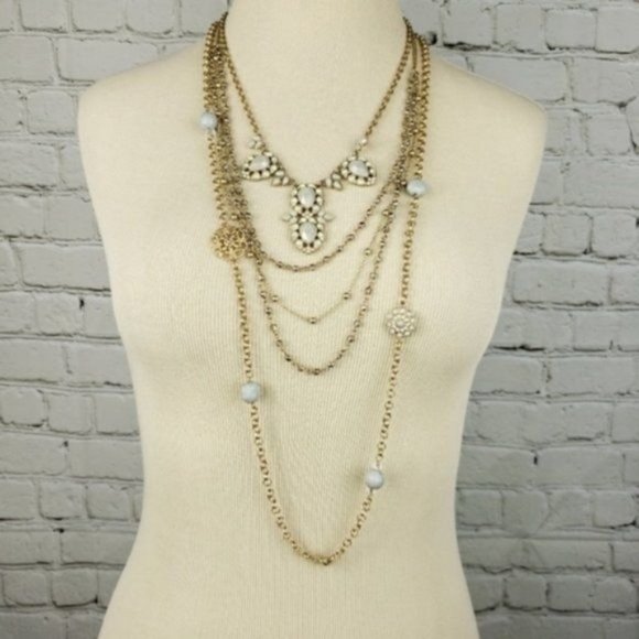 Charming Charlie | Jewelry | Charming Charlie Set 3 Necklace 4 Gold New ...